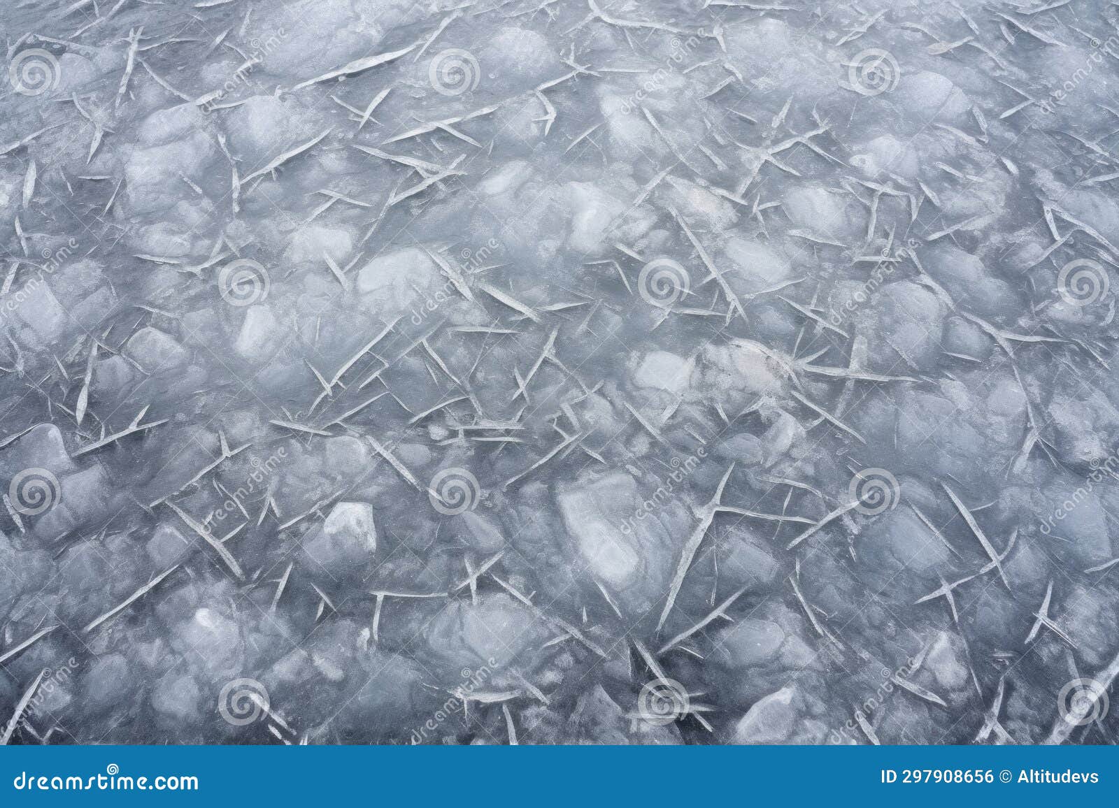 Surface of Rough, Frosty Ice Stock Photo - Image of pattern, natural ...