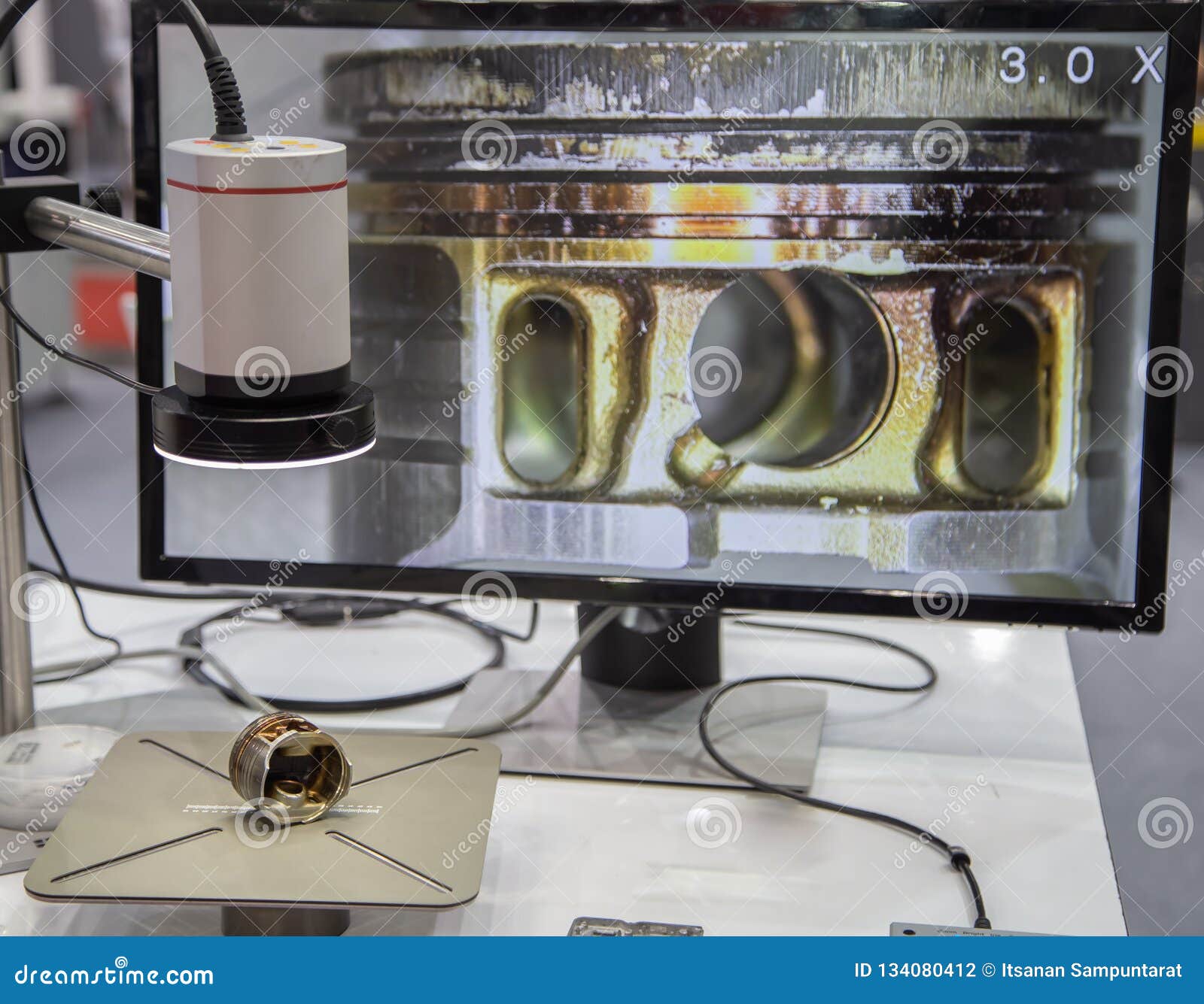 Surface Roughness 3D Optical Microscope Stock Photo - Image of ...