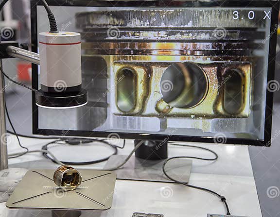 Surface Roughness 3D Optical Microscope Stock Photo - Image of ...