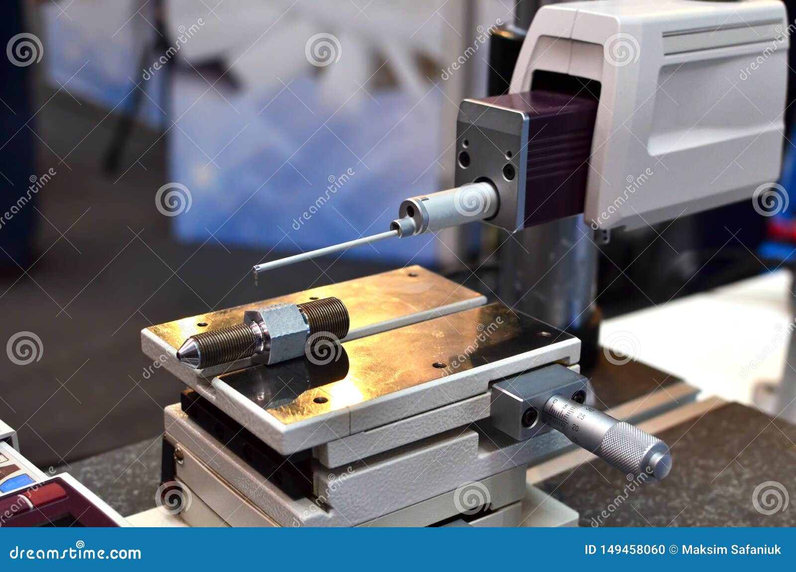 Surface Roughness Tester, Profilometer. Stock Photo - Image of camshaft ...