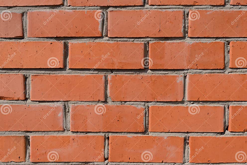 The Surface of the Rows of Brick Walls of Ceramic Bricks Stock Image ...