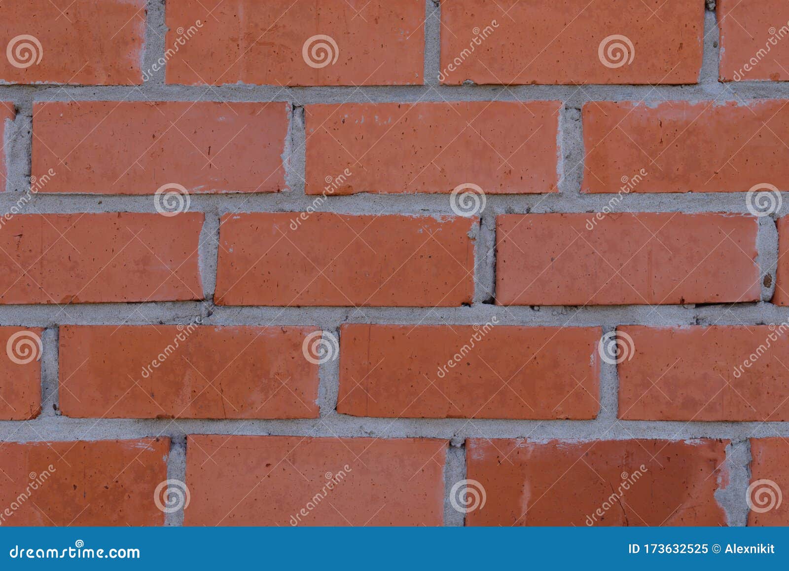The Surface of the Rows of Brick Walls of Red Bricks Stock Image ...