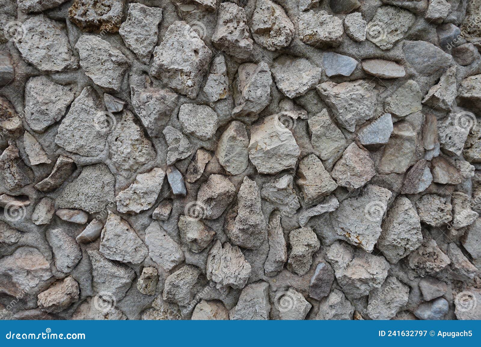 Surface Rugueuse De La Paroi Avec Cendre De Gravier Gris Clair Image ...