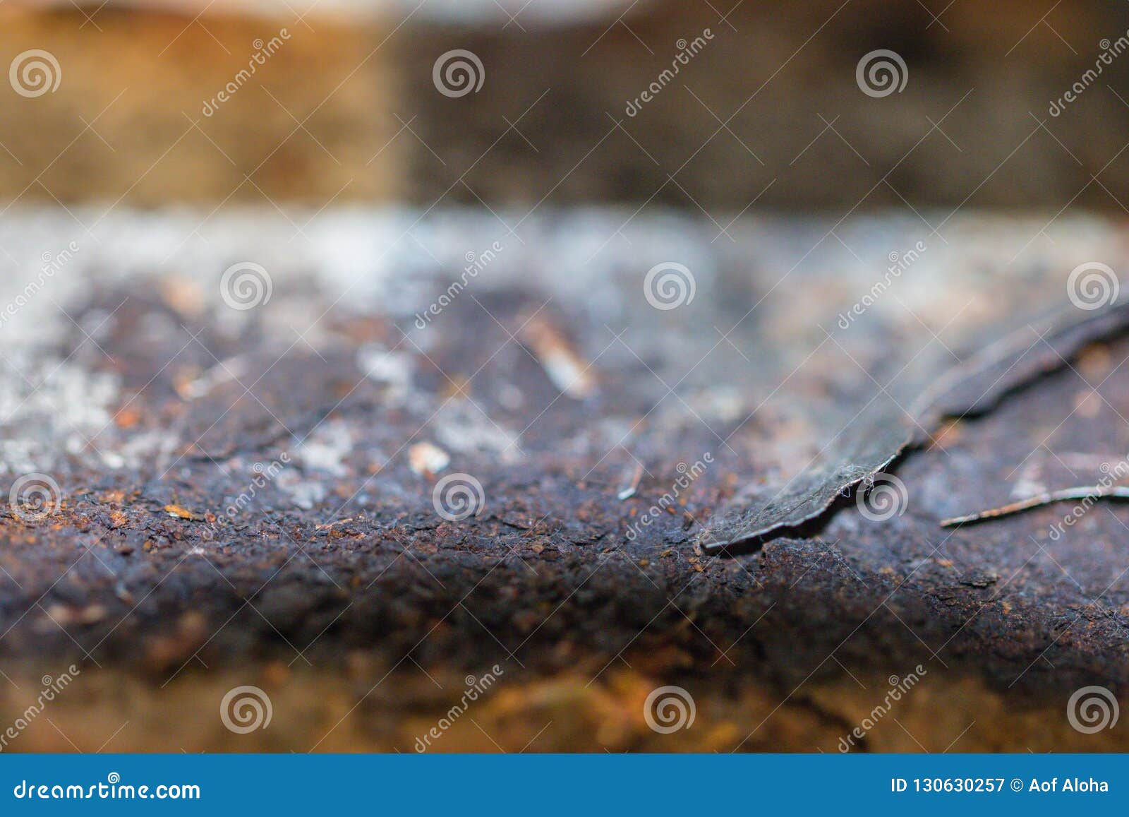 Surface Rust on the White Steel Surface. Stock Image - Image of damaged ...