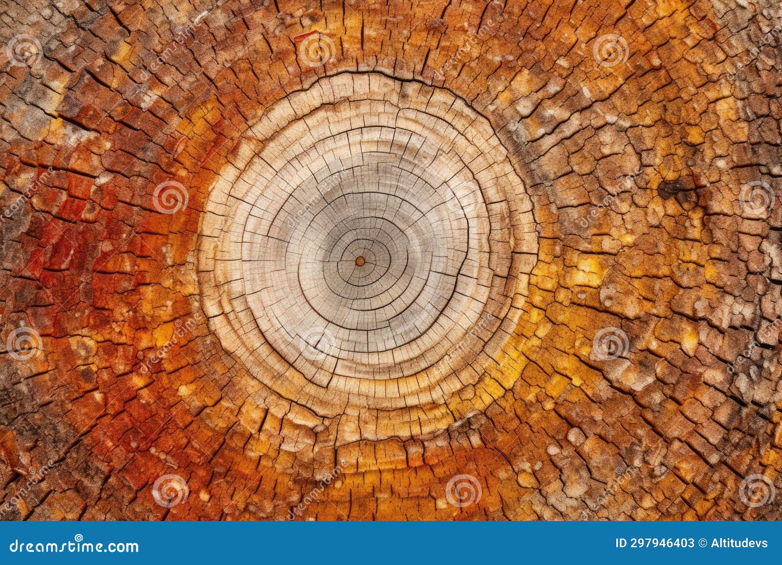 Surface of a Rustic Birch Log Stock Image - Image of generated, surface ...