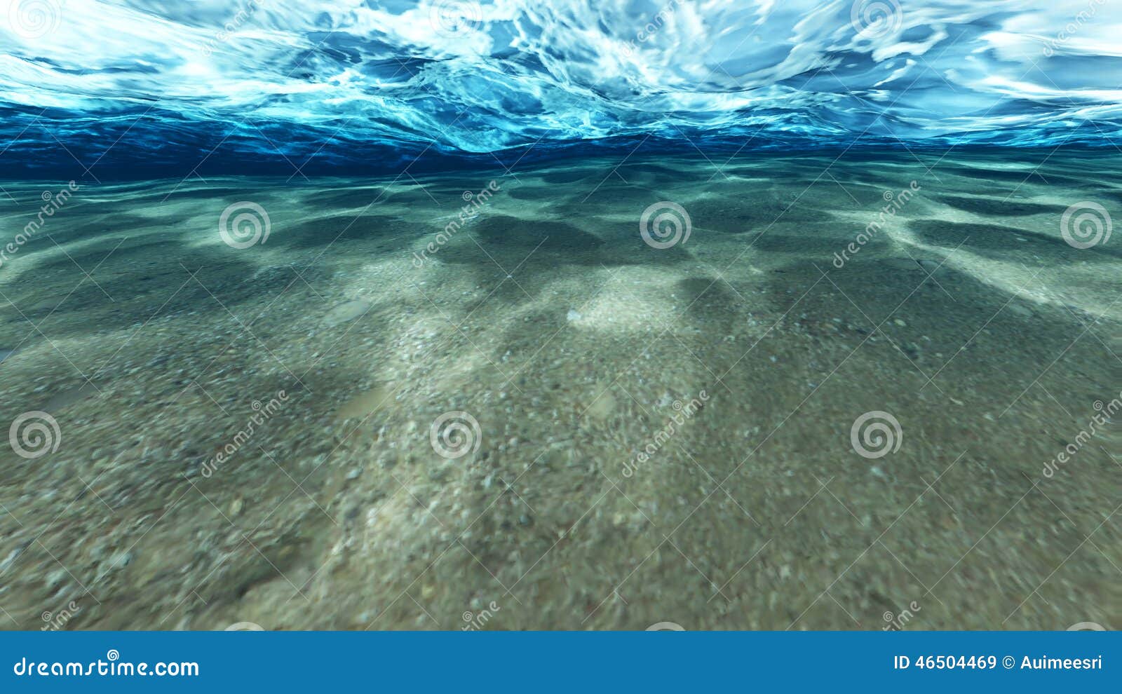 Surface of Sand Under Water Stock Illustration - Illustration of ...