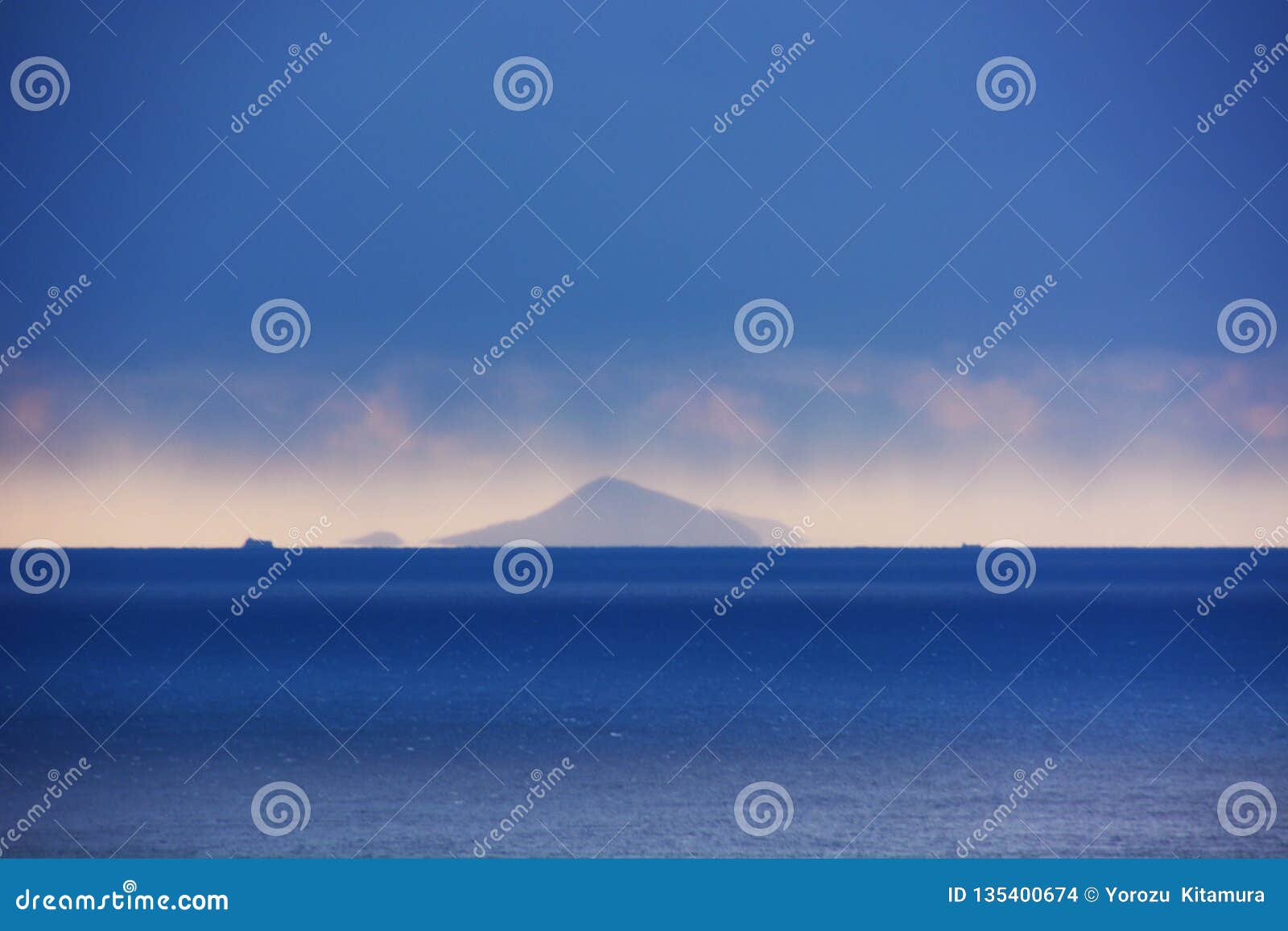The Surface of the Sea at Dawn Stock Photo - Image of travel, blue ...