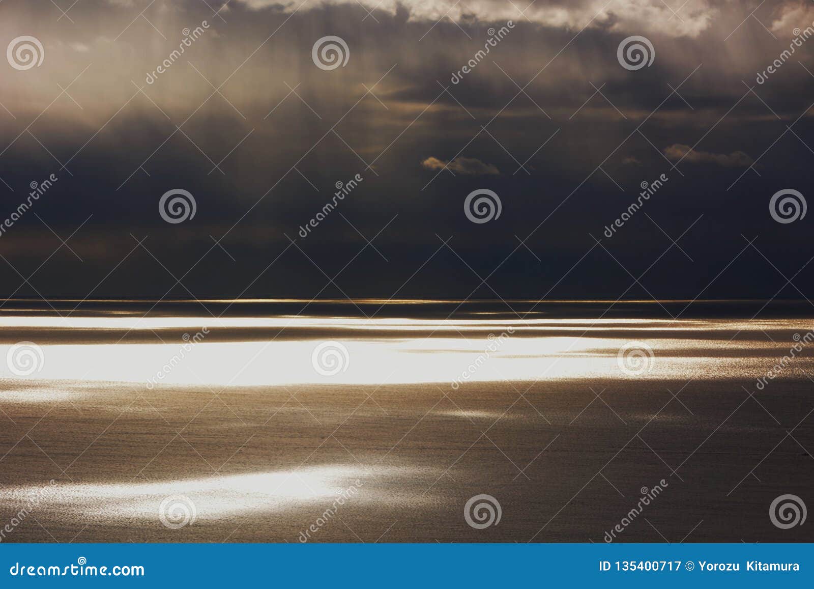 The Surface of the Sea at Dawn Stock Image - Image of natural, sunrise ...