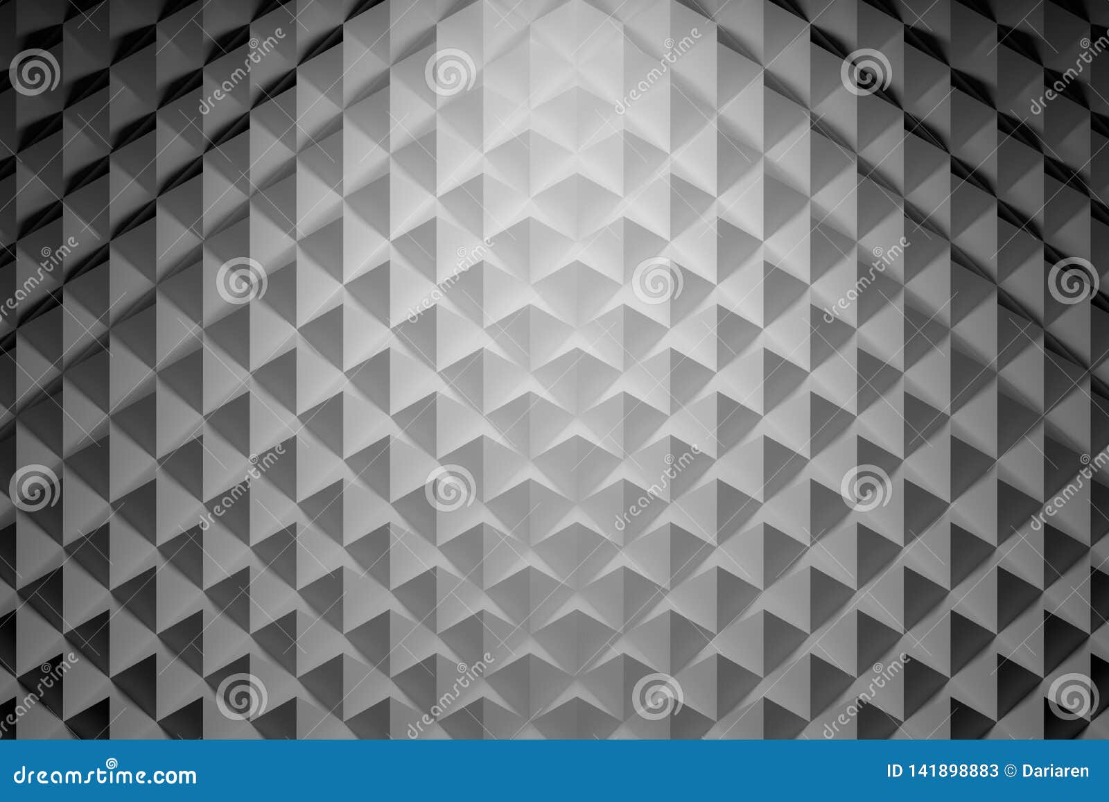 Surface with Shaded Pyramids Stock Illustration - Illustration of ...