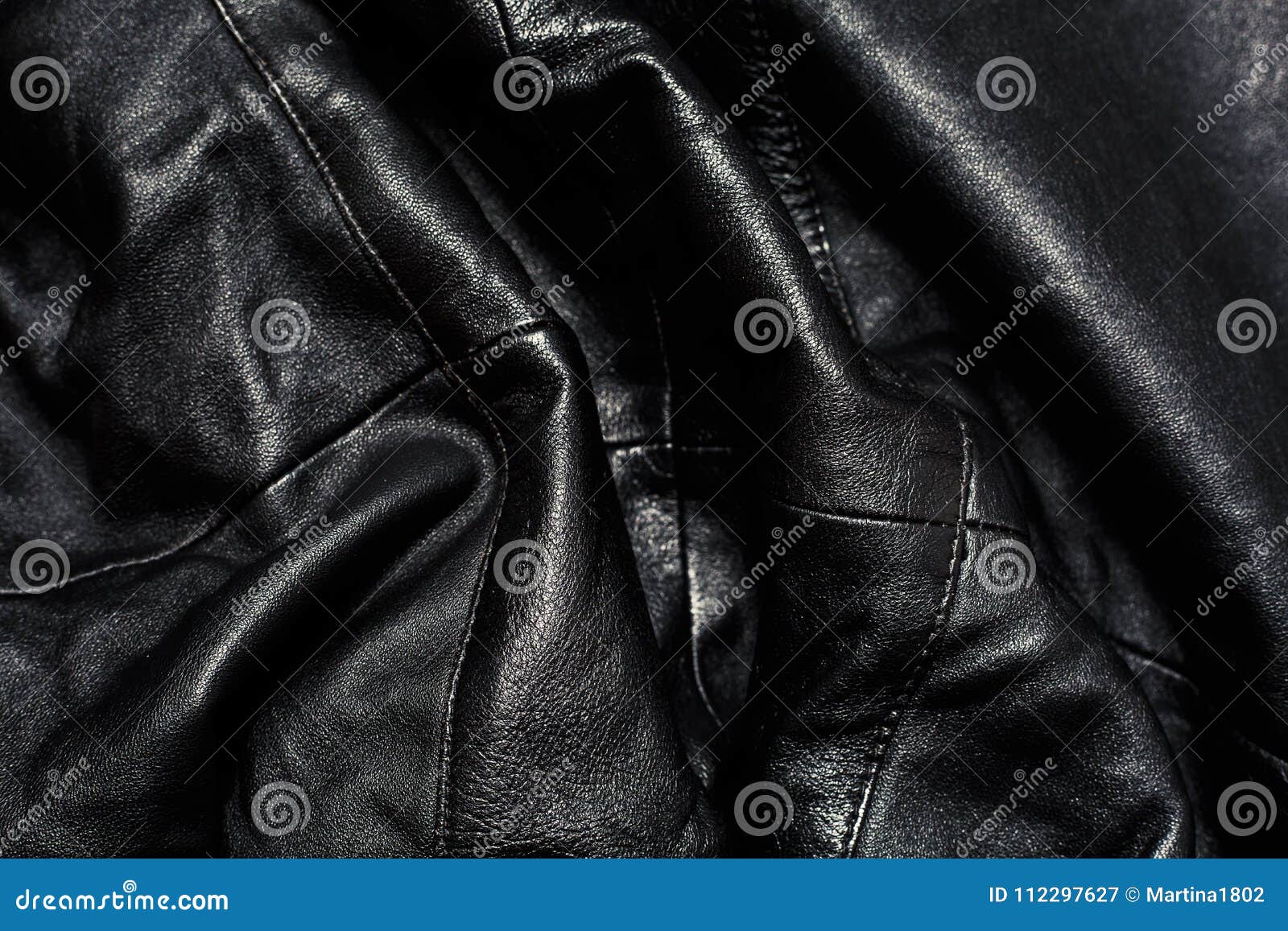 Surface and Shadow on the Old Leather Stock Image - Image of luxury ...