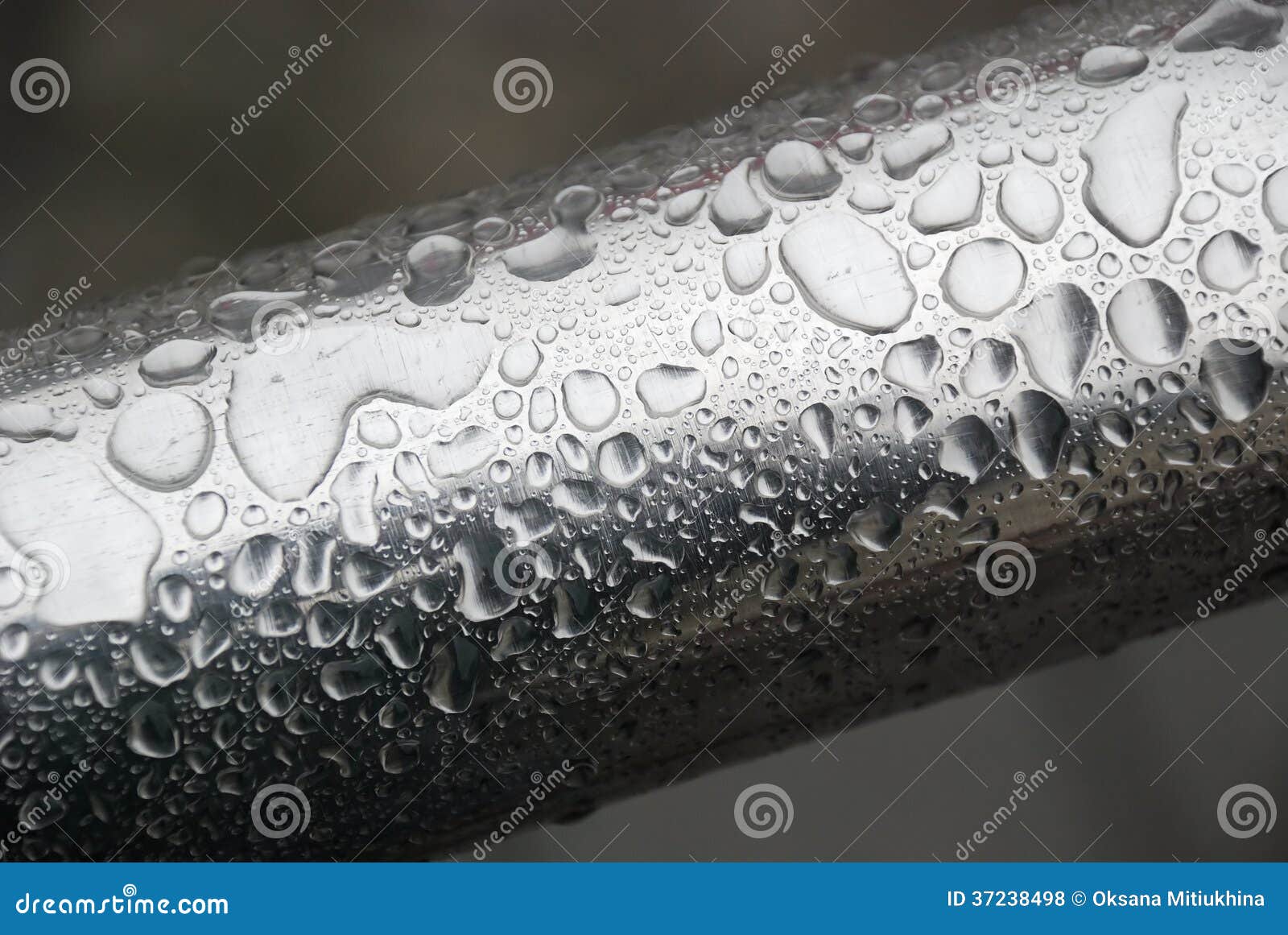 Surface Shining Of Wet Metal Tube Stock Photography | CartoonDealer.com ...