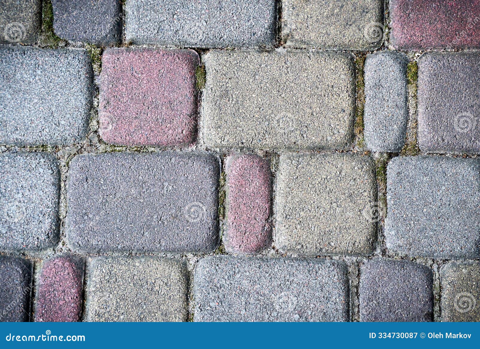 The Surface of the Sidewalk. Detailed Texture of a Stone Pedestrian ...