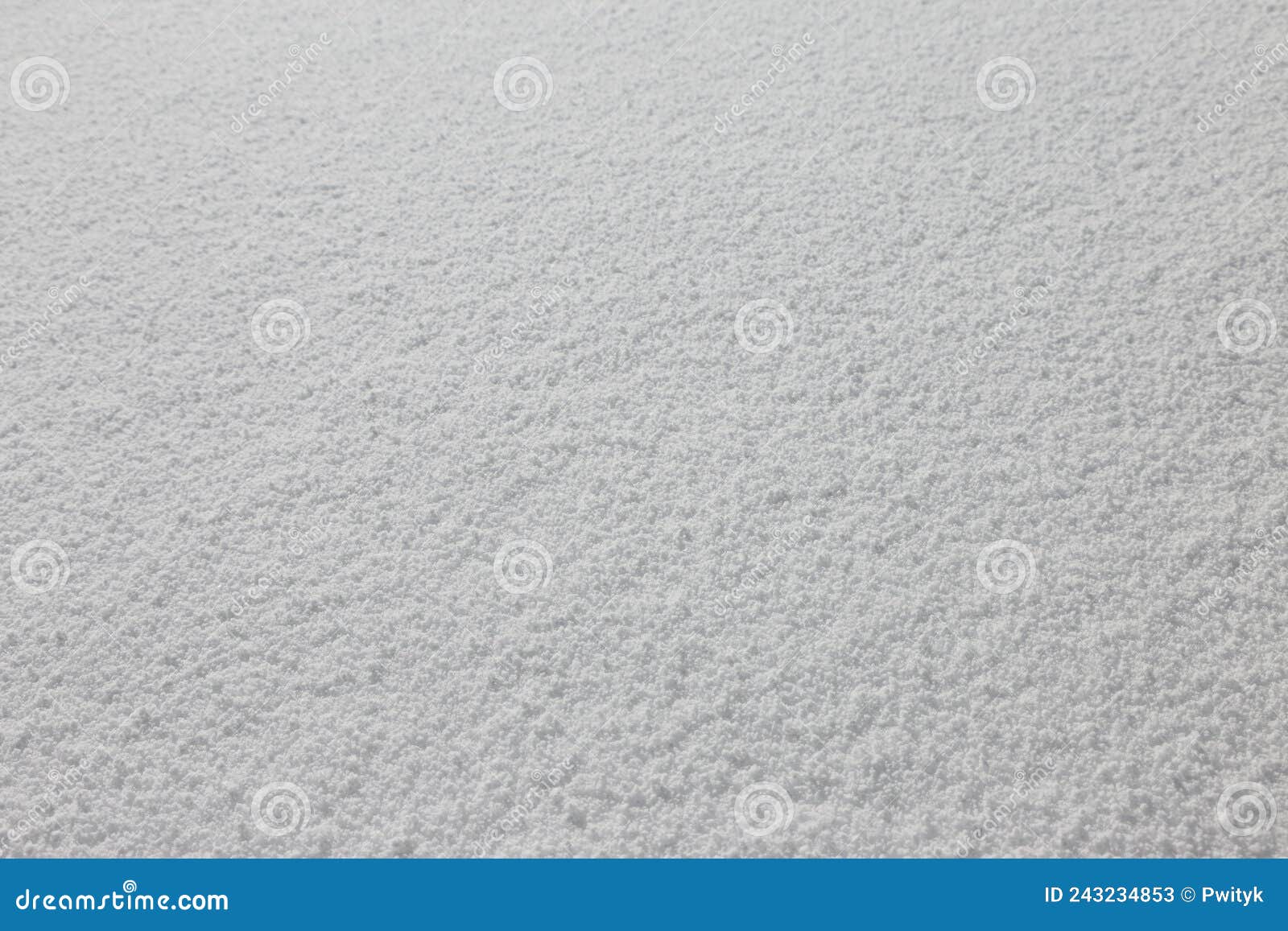 The Surface of a Snowdrift Close-up of Freshly Fallen Snow. Stock Image ...