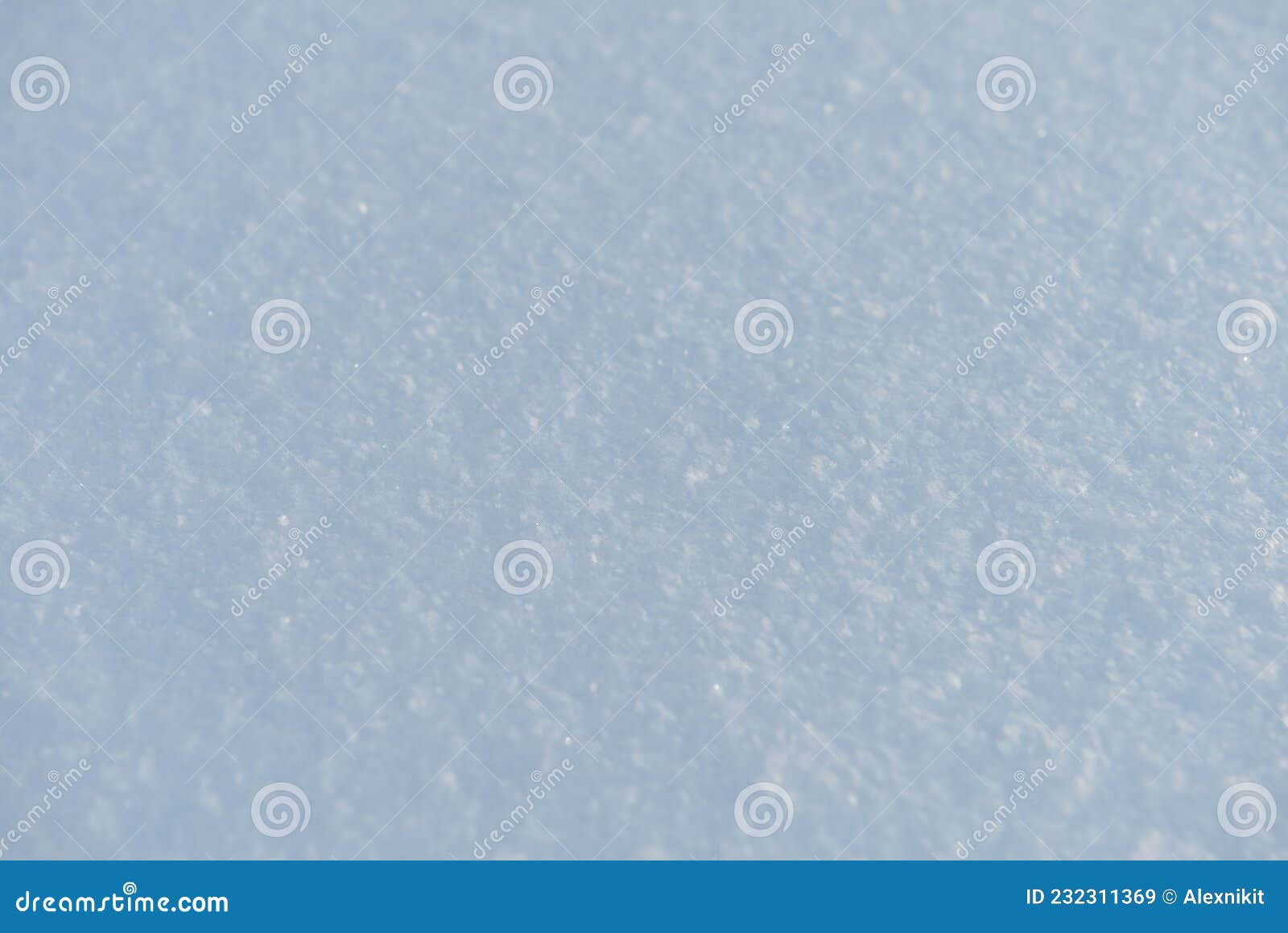 Surface of a Snowdrift is Light Bluish in Color Stock Image - Image of ...