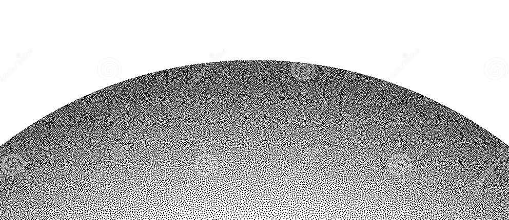 The Surface of the Sphere from Points in the Style of Pointillism Stock ...