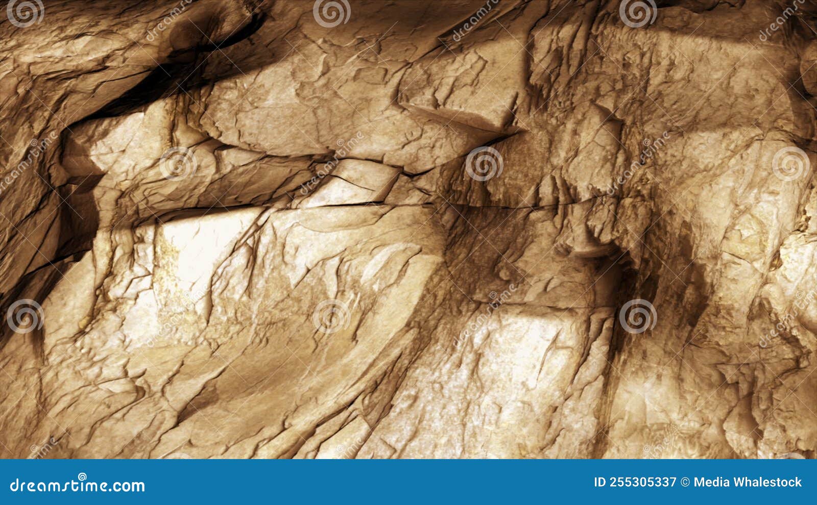 Surface with Stone Pattern Moves in Waves. Motion. Abstract Surface ...