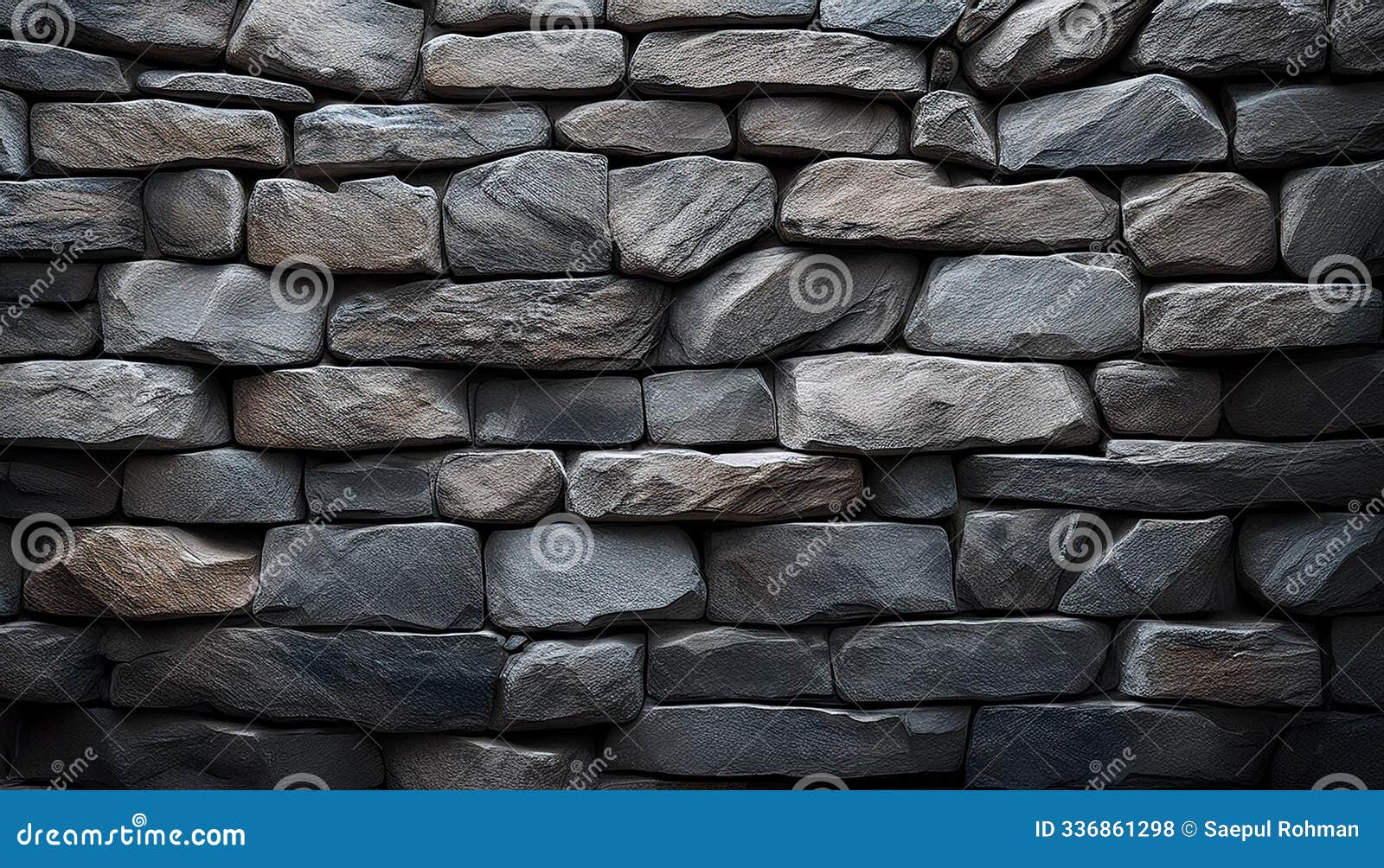 The Surface of a Stone Wall is Arranged To Form a Wall Stock ...