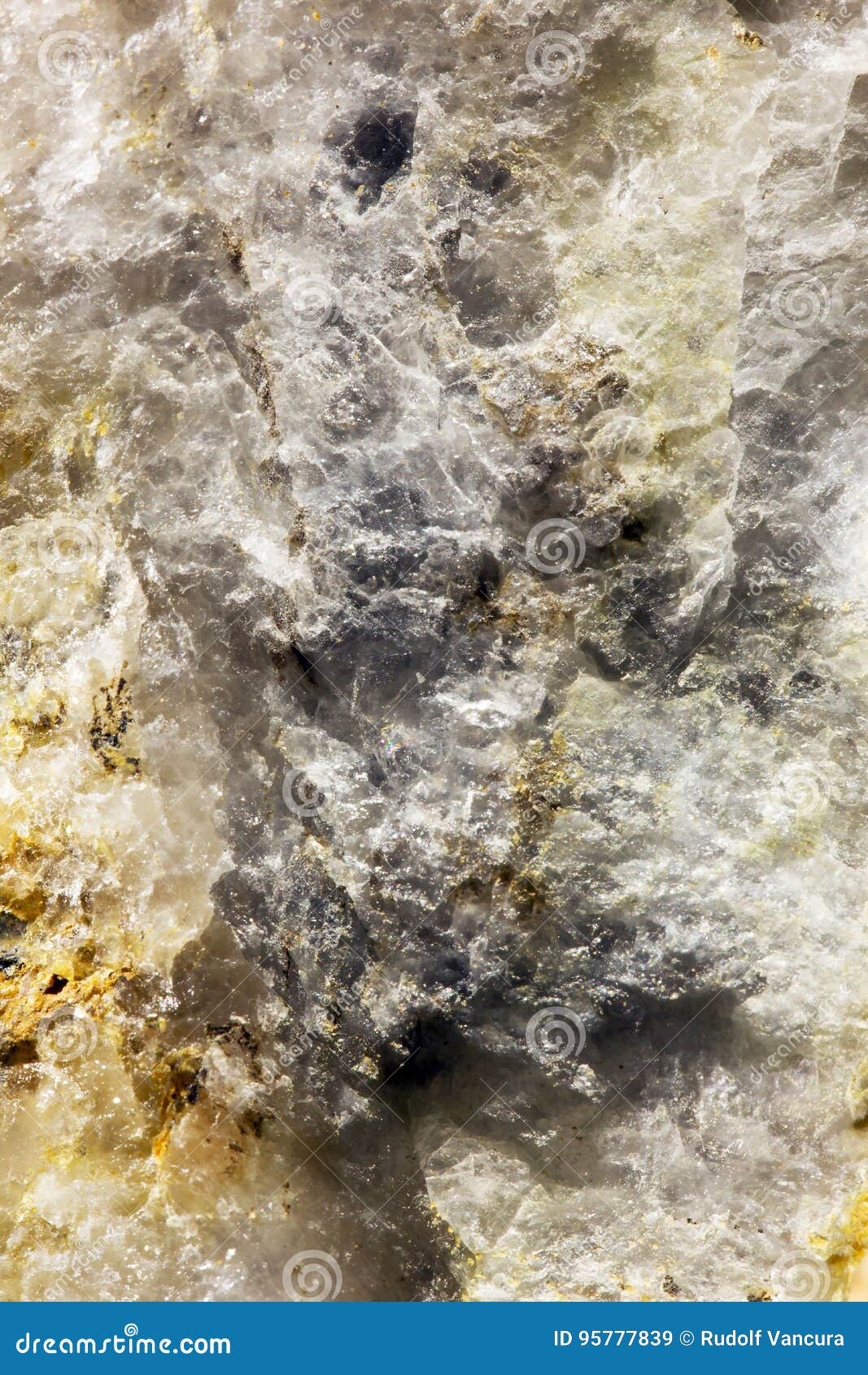 Surface Structure of a Broken Pebble Stock Image - Image of cream ...
