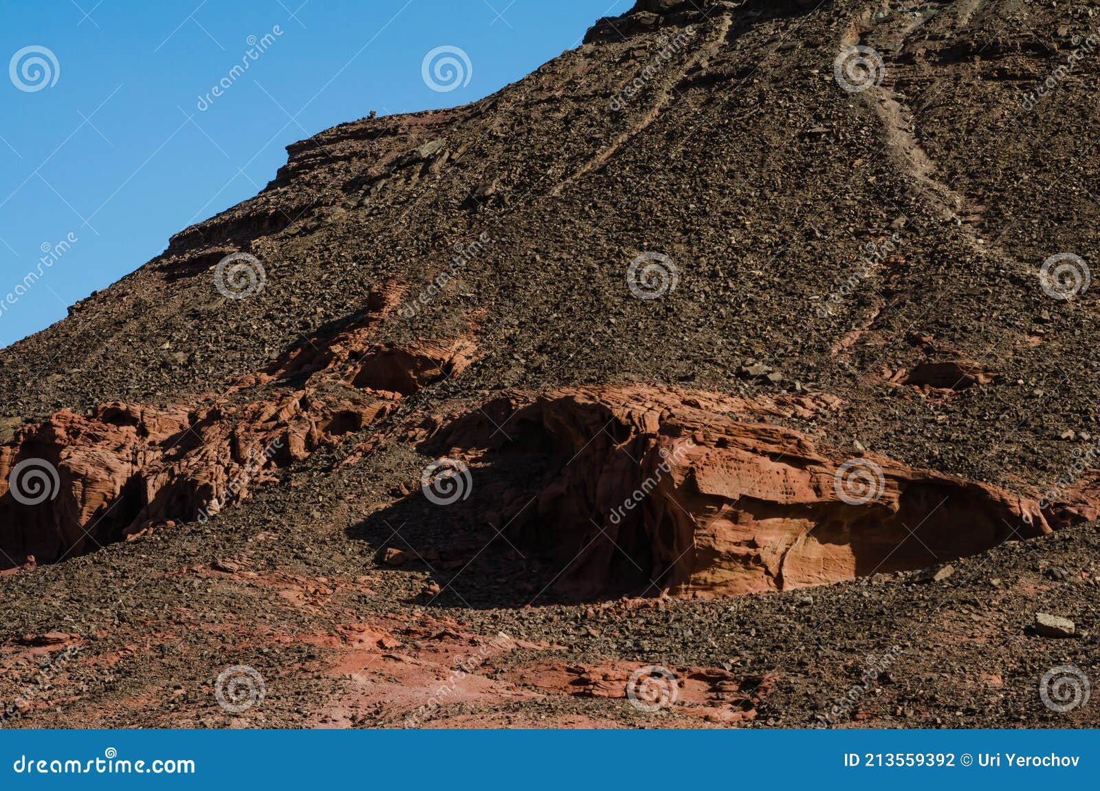 Surface Structure of Brown Shades of Natural Stone Outdoors in Nature ...