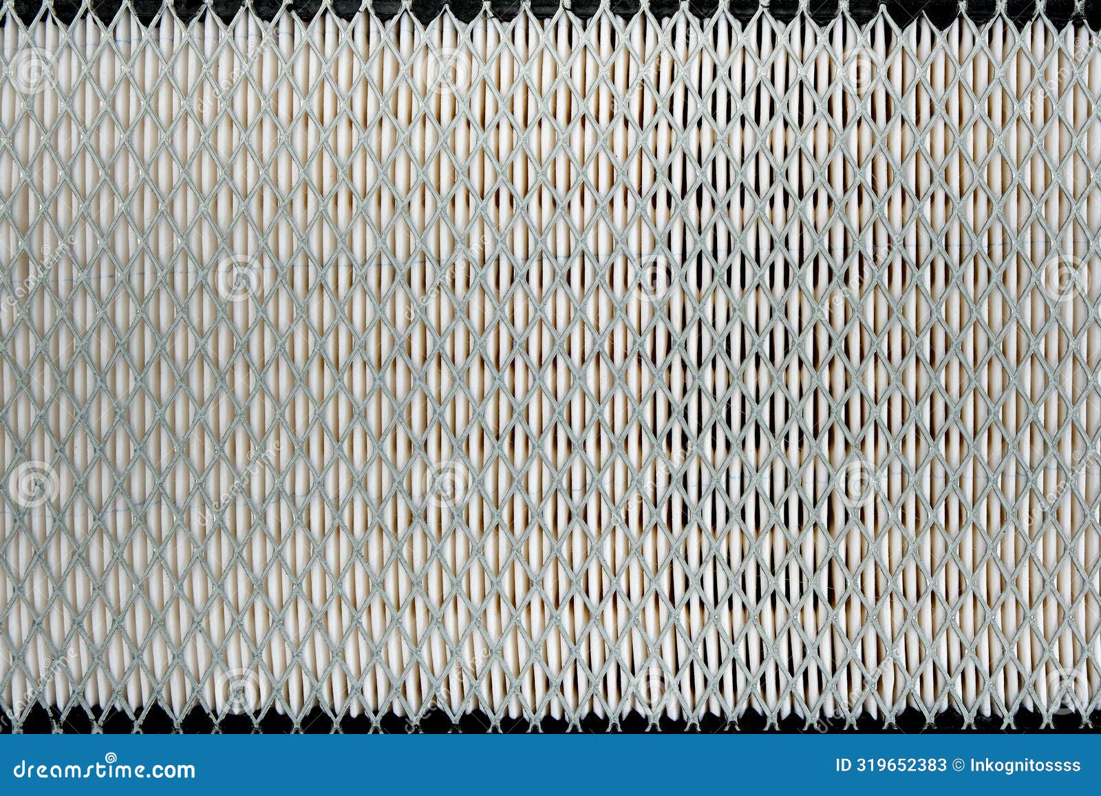 Surface and Structure of the Car Intake Air Filter Stock Image - Image ...