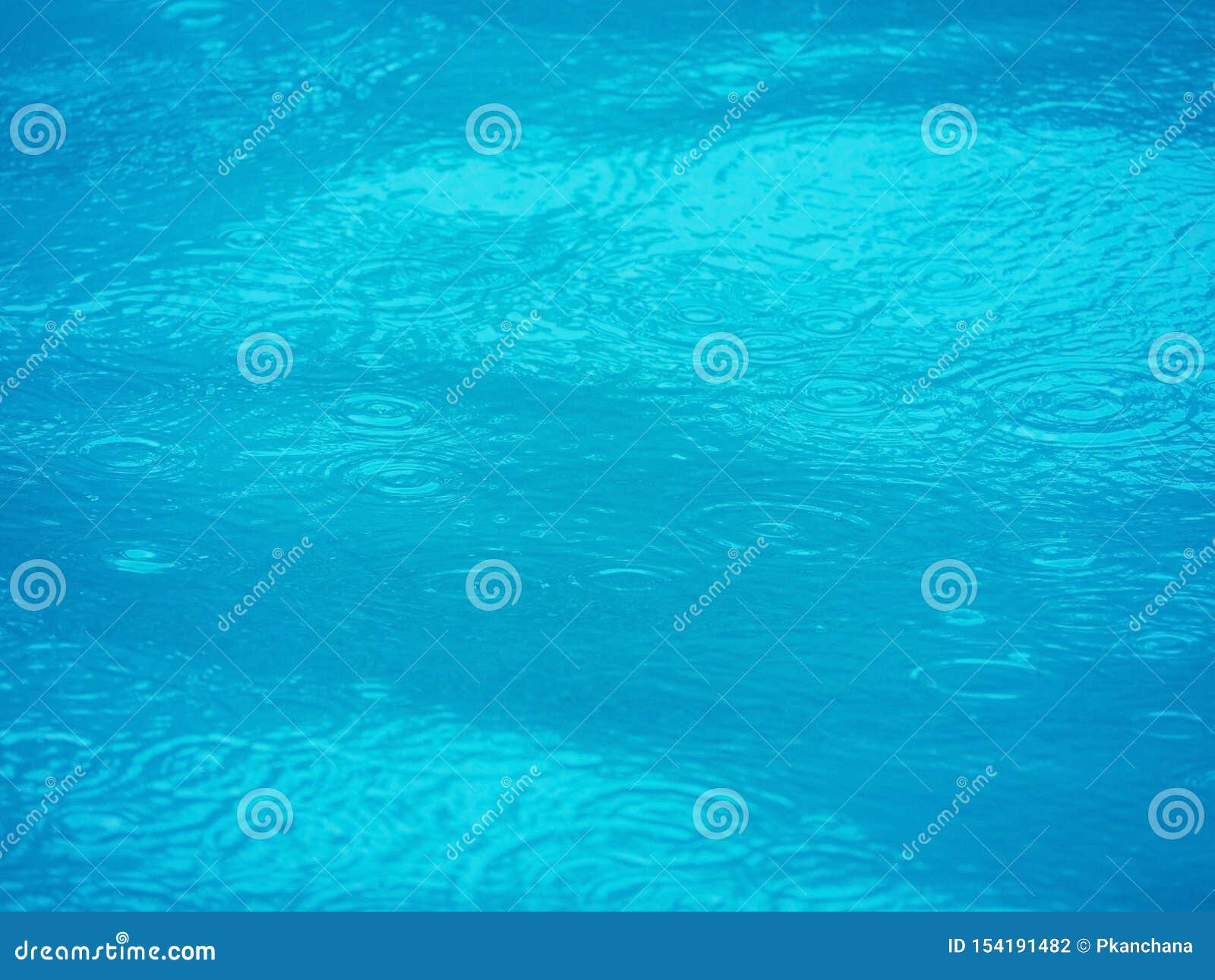 The Surface of Swimming Pool and Water Expanding Ripple Effect ...