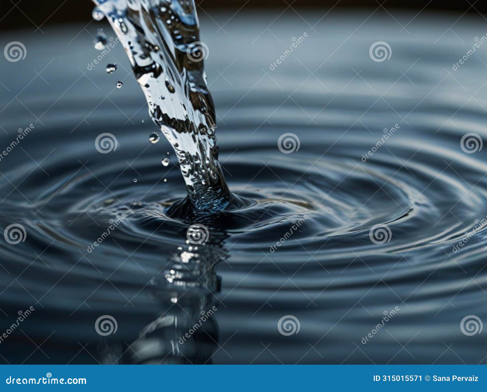 Close up ring of water. stock illustration. Illustration of inherent ...
