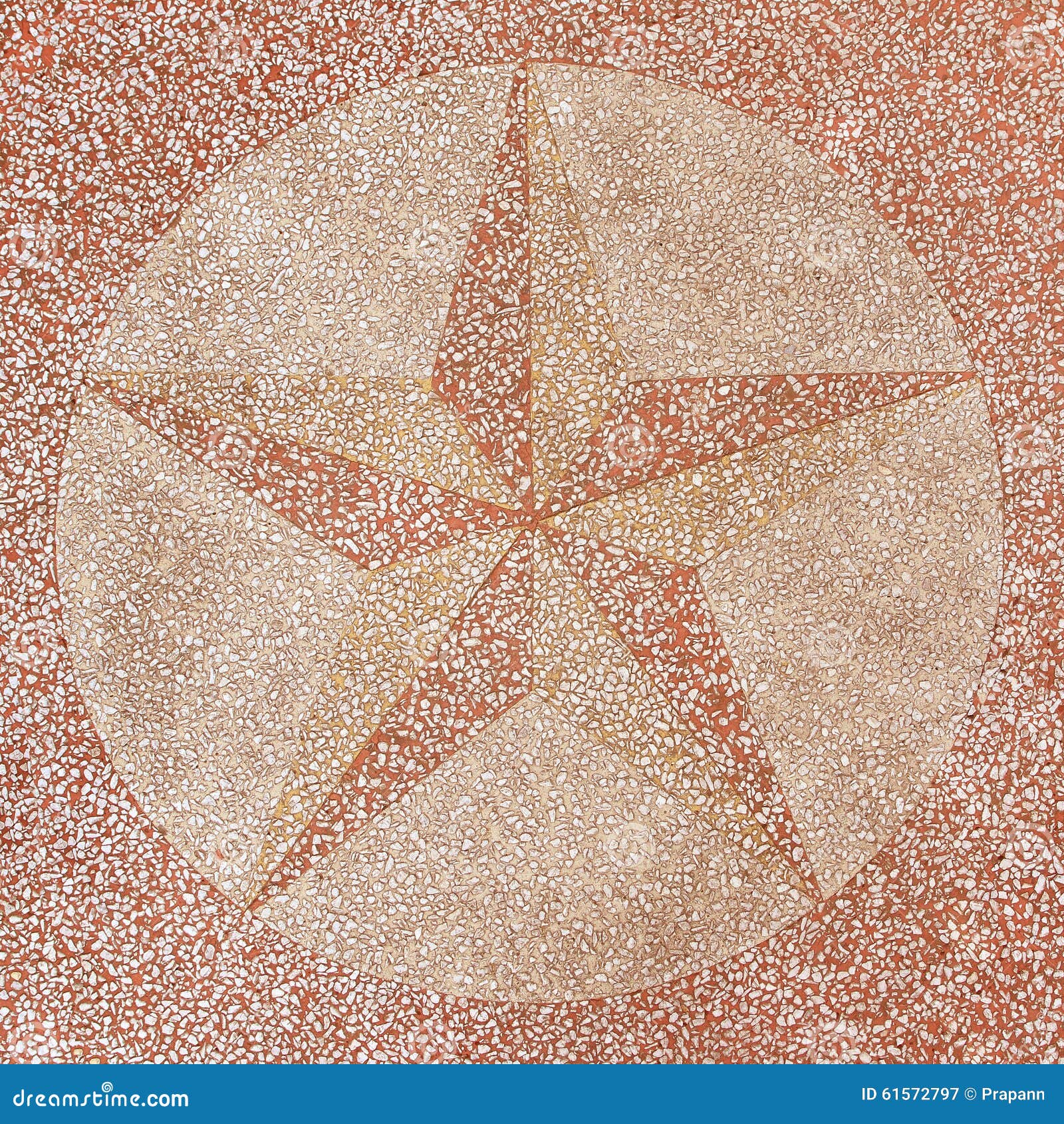 Surface of Terrazzo Floor is Decorated with Star Stock Image - Image of ...