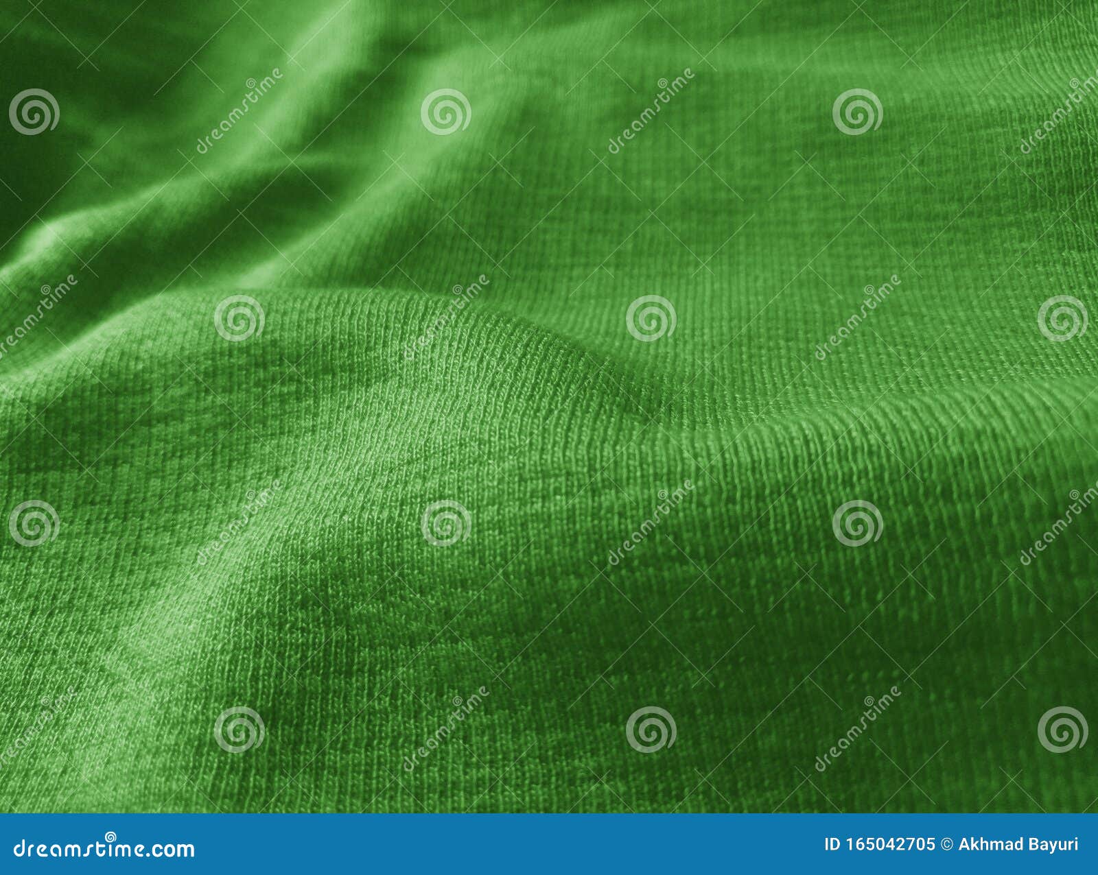 The Surface Texture of the Corrugated Green Cloth Stock Image - Image ...