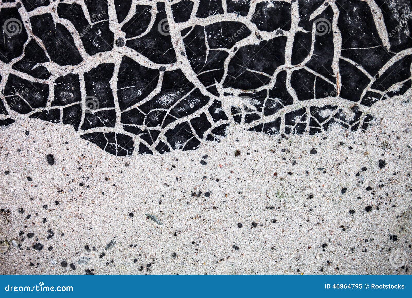 The Surface Texture with Cracked Black Tar Stock Image - Image of ...