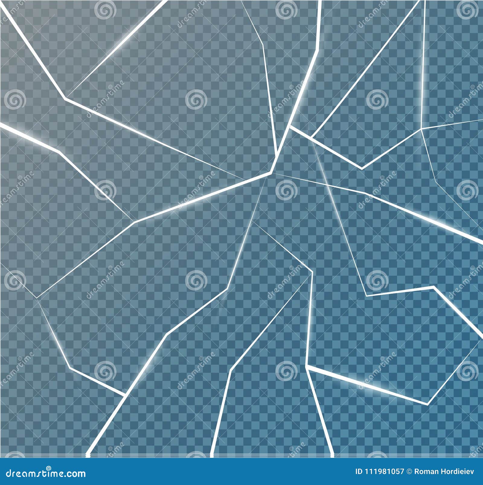 The Surface Texture Is Cracked On Ice, Isolated On A Transparent ...