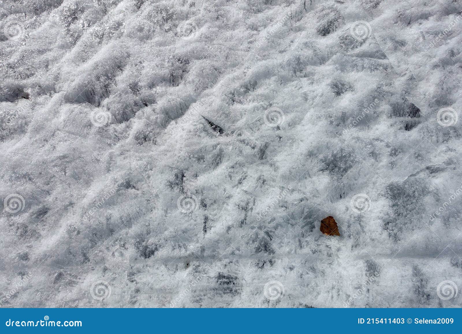 The Surface Texture of the Ice. a Cracked Ice Floe Stock Image - Image ...