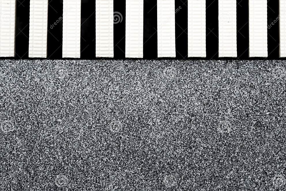 The Surface Texture of the Finish Flooring and the Plastic Gutter Cover ...