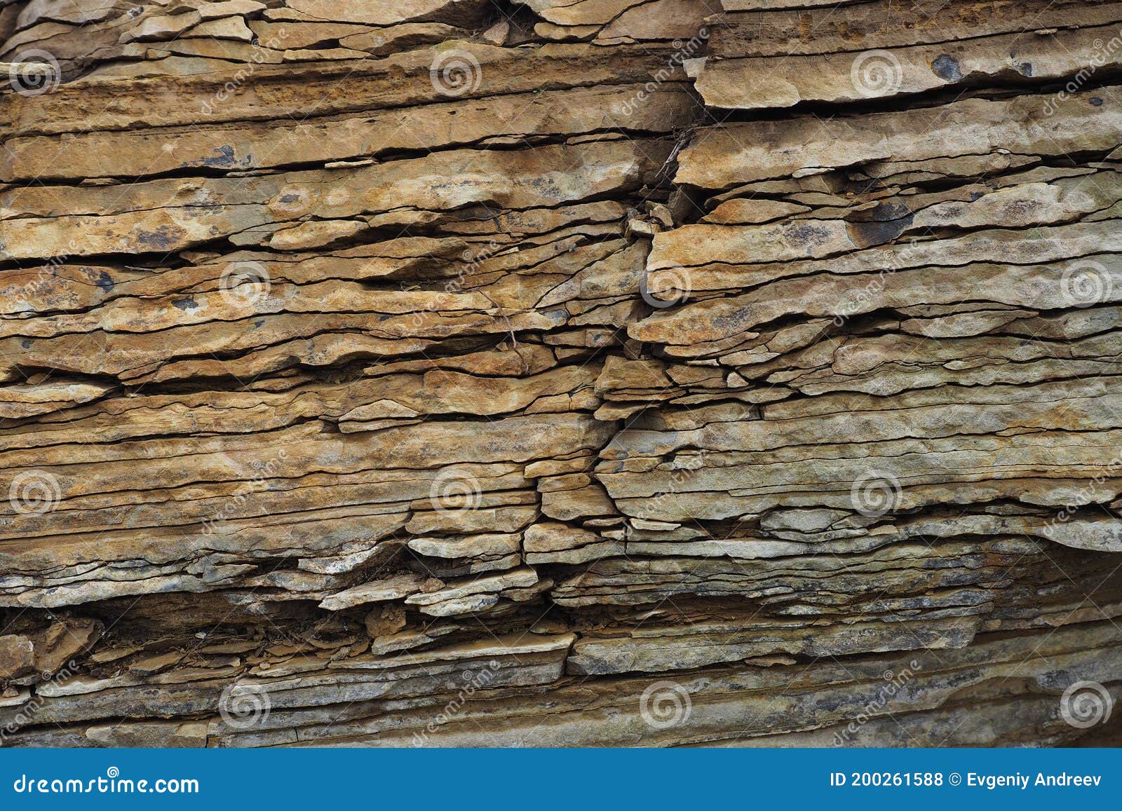 Surface Texture Of Natural Stone Wall. Geological Layers Of Limestone ...