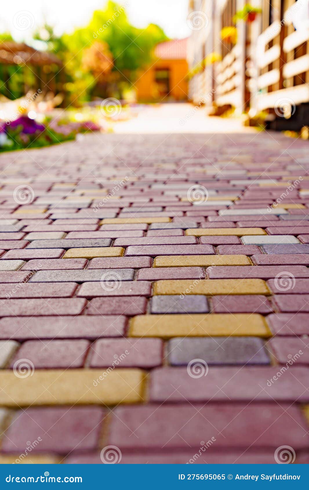 Surface Texture Paving Slabs Made of Bricks Stock Image - Image of ...