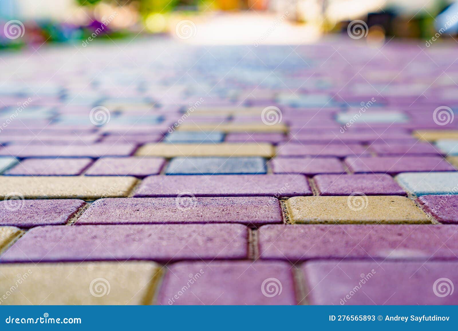Surface Texture Paving Slabs Made of Bricks Stock Image - Image of ...