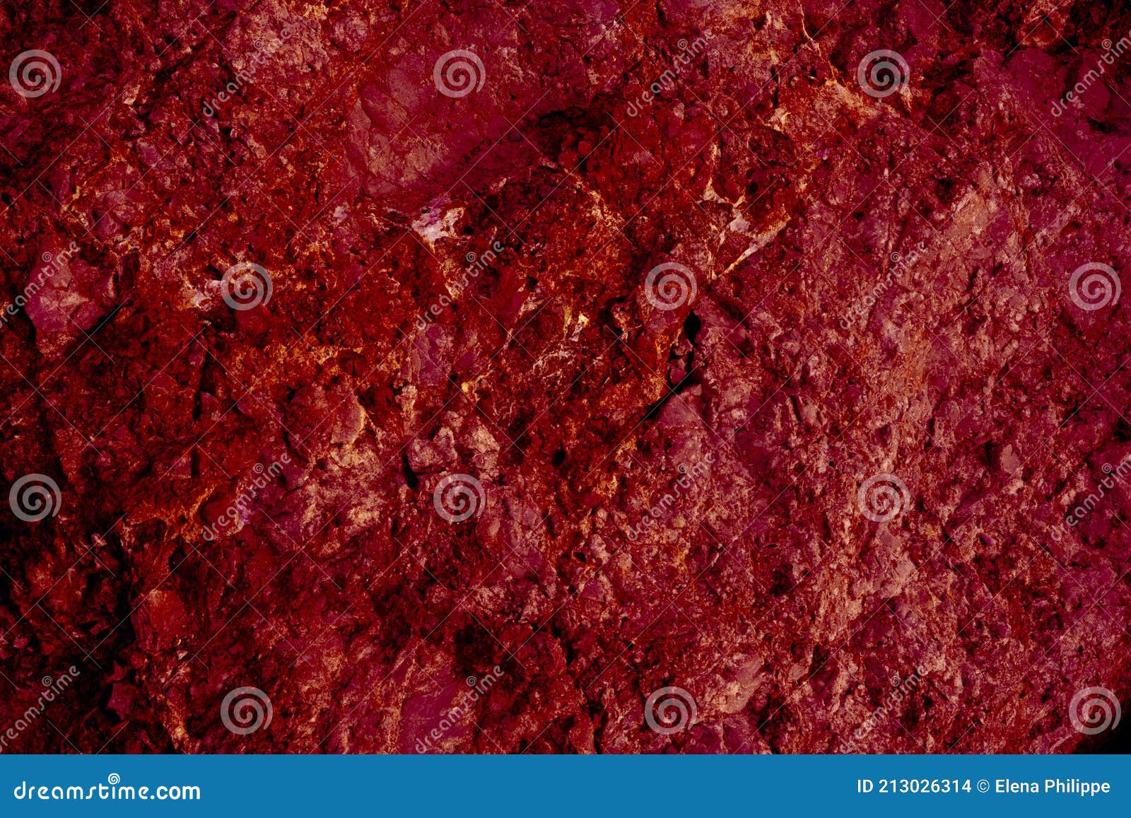 The Surface Texture of the Red Planet Mars. Desert in Infrared Light ...