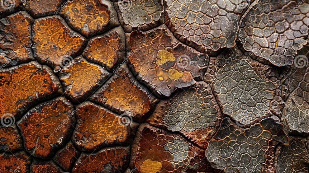 The Surface of the Toads Skin Resembling a Patchwork of Bumpy Brown and ...