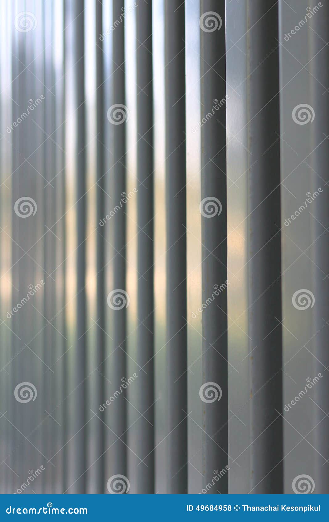 Surface of Trapezoidal Metal Sheet Stock Photo - Image of construction ...