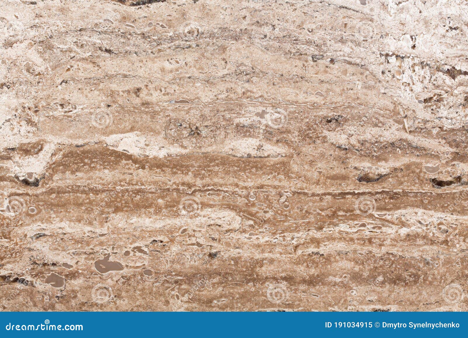 Surface of Travertine Stone in Close-up. Abstract Texture Stock Image ...