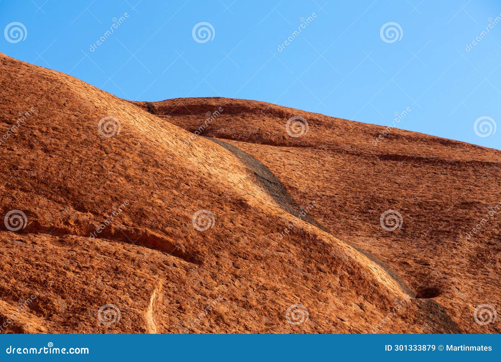 Surface of Uluru Monolit, Ayers Rock, Red Center, Australia Stock Image ...