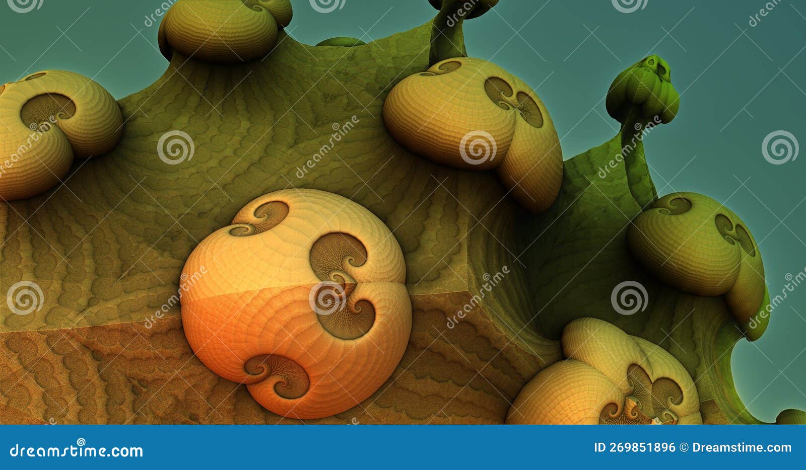 The Surface of an Virus or an Alien Planet 3d Rendering Stock ...