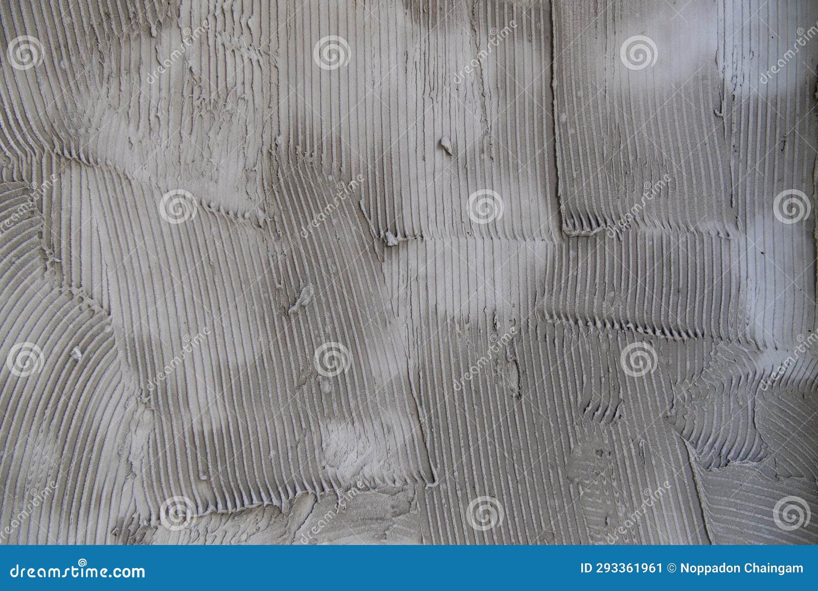 The Surface of the Wall is Plastered with Concrete. Stock Image - Image ...