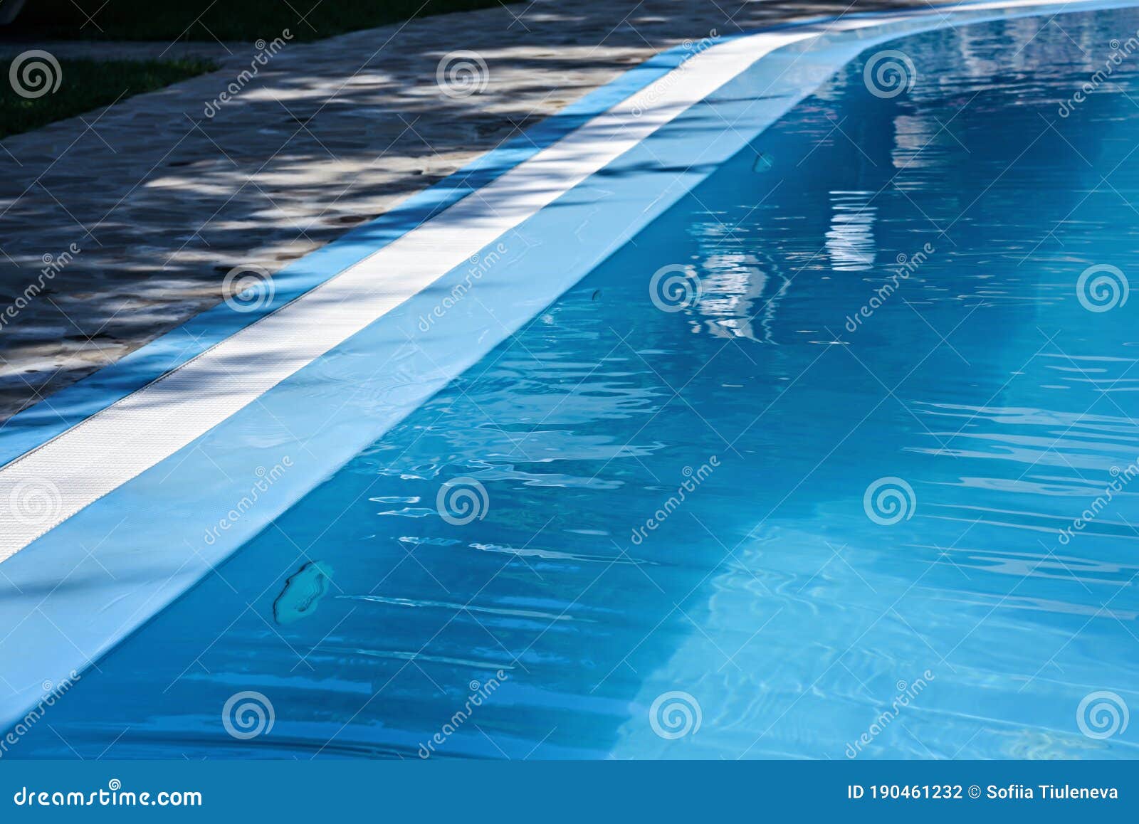 The Surface of the Water in the Blue Pool. Stock Photo - Image of ...