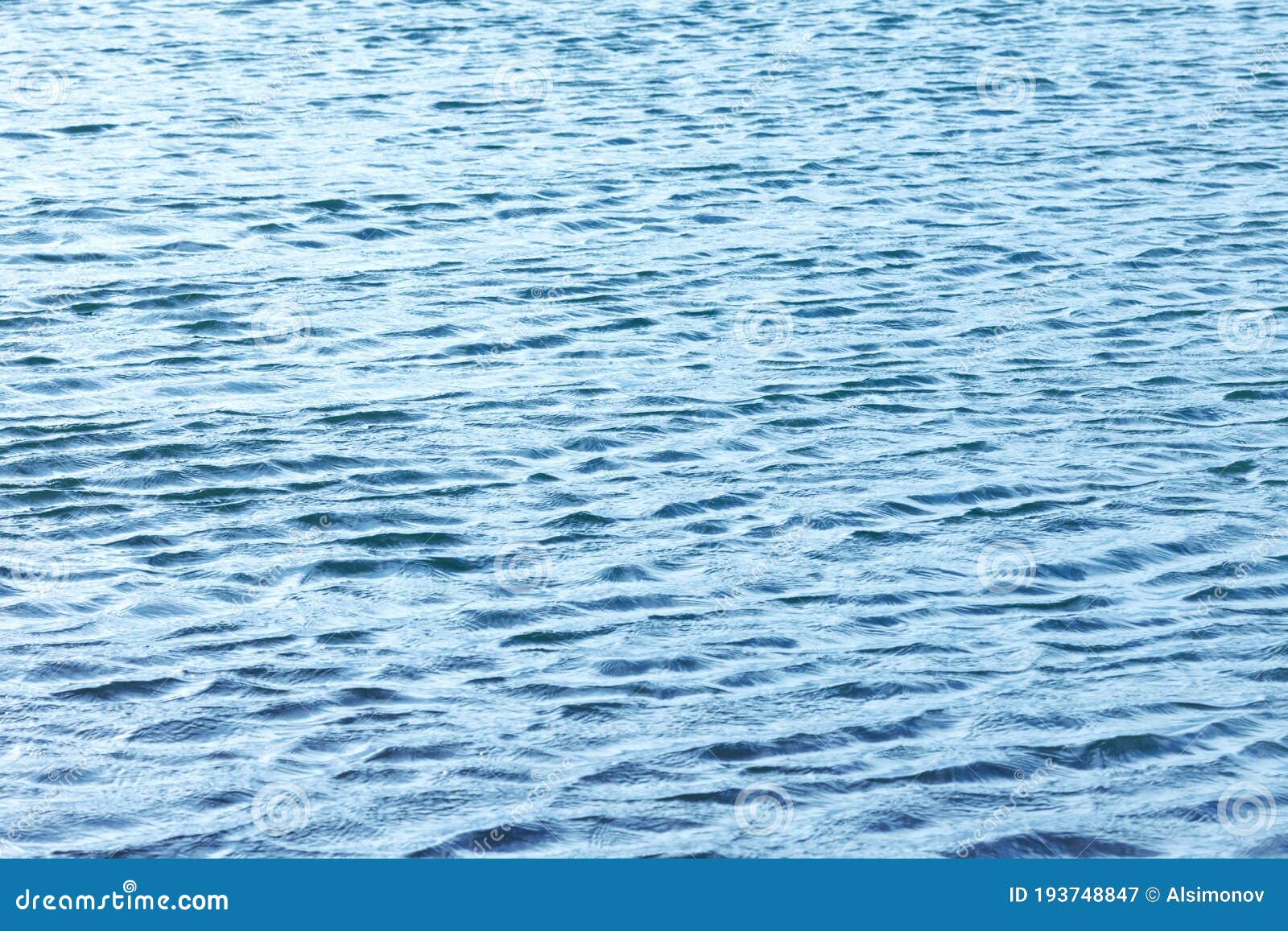 Surface of the Water Blue. Soft Focus, Selective Focus Stock Image ...