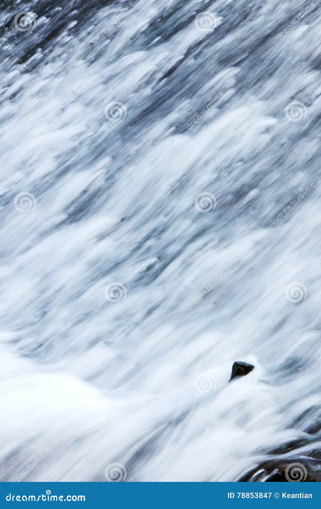 Surface Water Flowing Torrent. Stock Image - Image of bright, detail ...