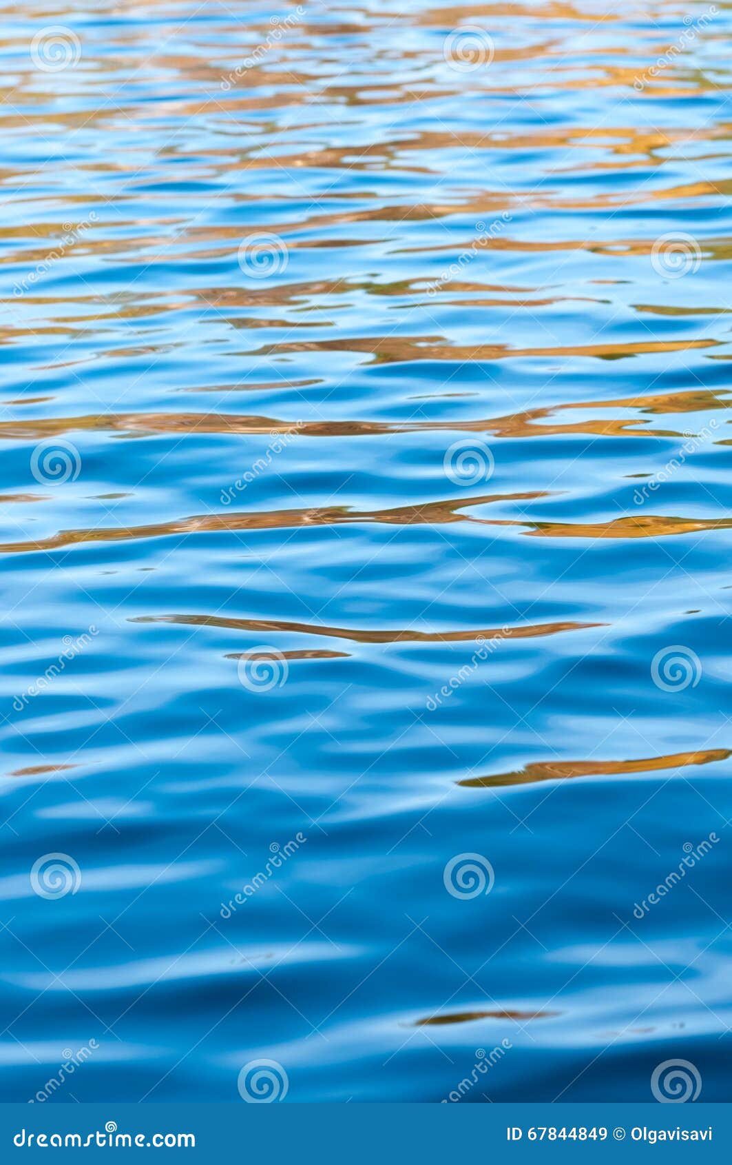 Surface of the Water with Ripples Stock Image - Image of liquid, blue ...