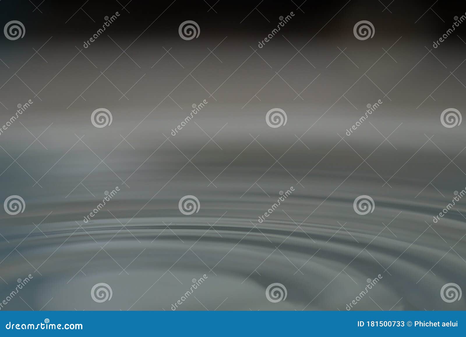 The Surface of the Water Ripples in a Circle. Stock Image - Image of ...