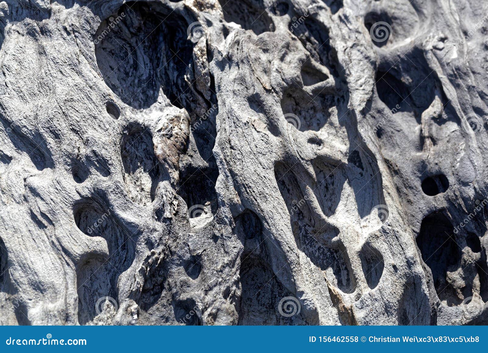 Surface of a Weathered Grey Metamorphic Rock Stock Photo - Image of ...
