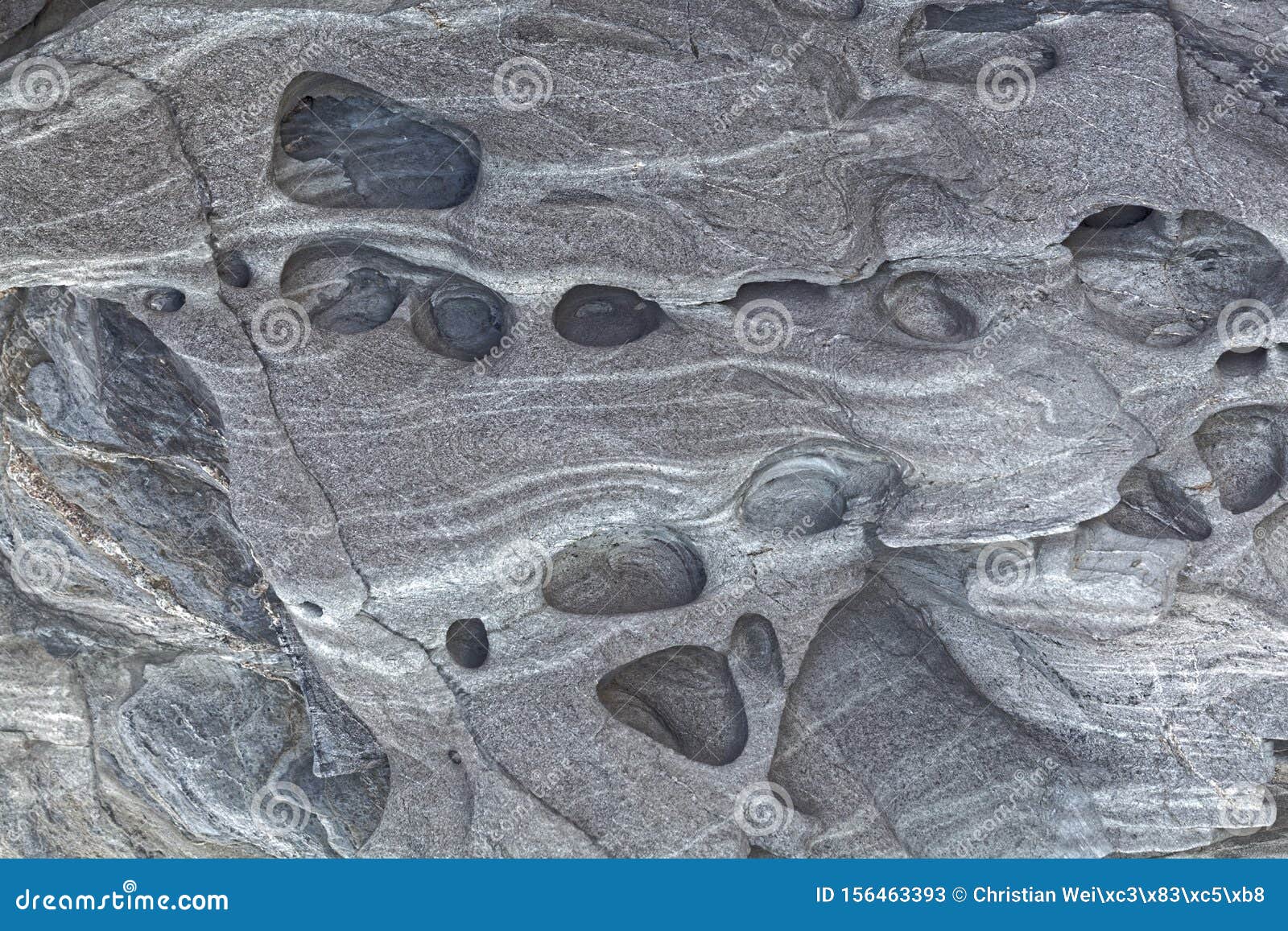 Surface of a Weathered Grey Metamorphic Rock Stock Image - Image of ...