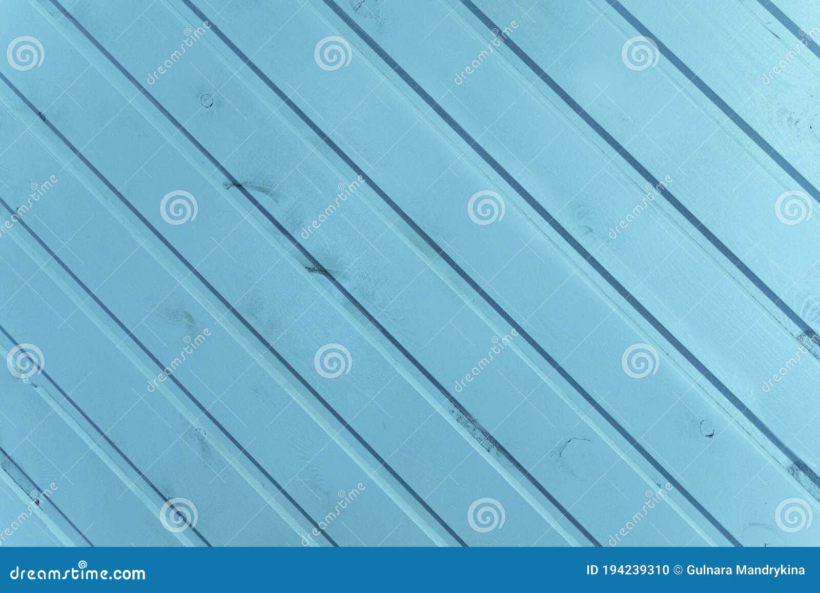 The Surface of the Wooden Slats is Painted Blue Stock Photo - Image of ...